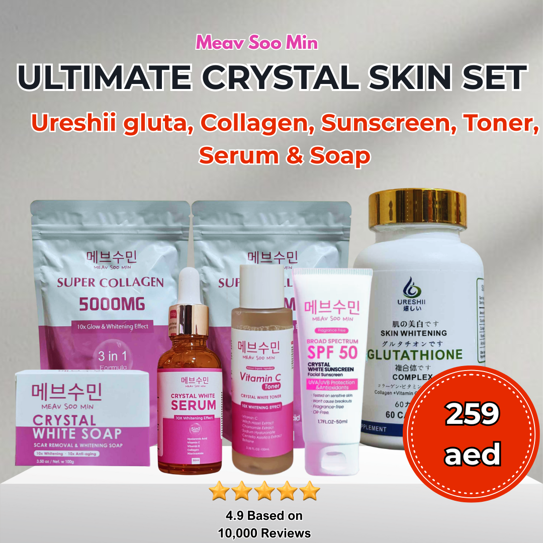 Ultimate Crystal Skin Whitening Glow Set – Ideal Beauty Deals