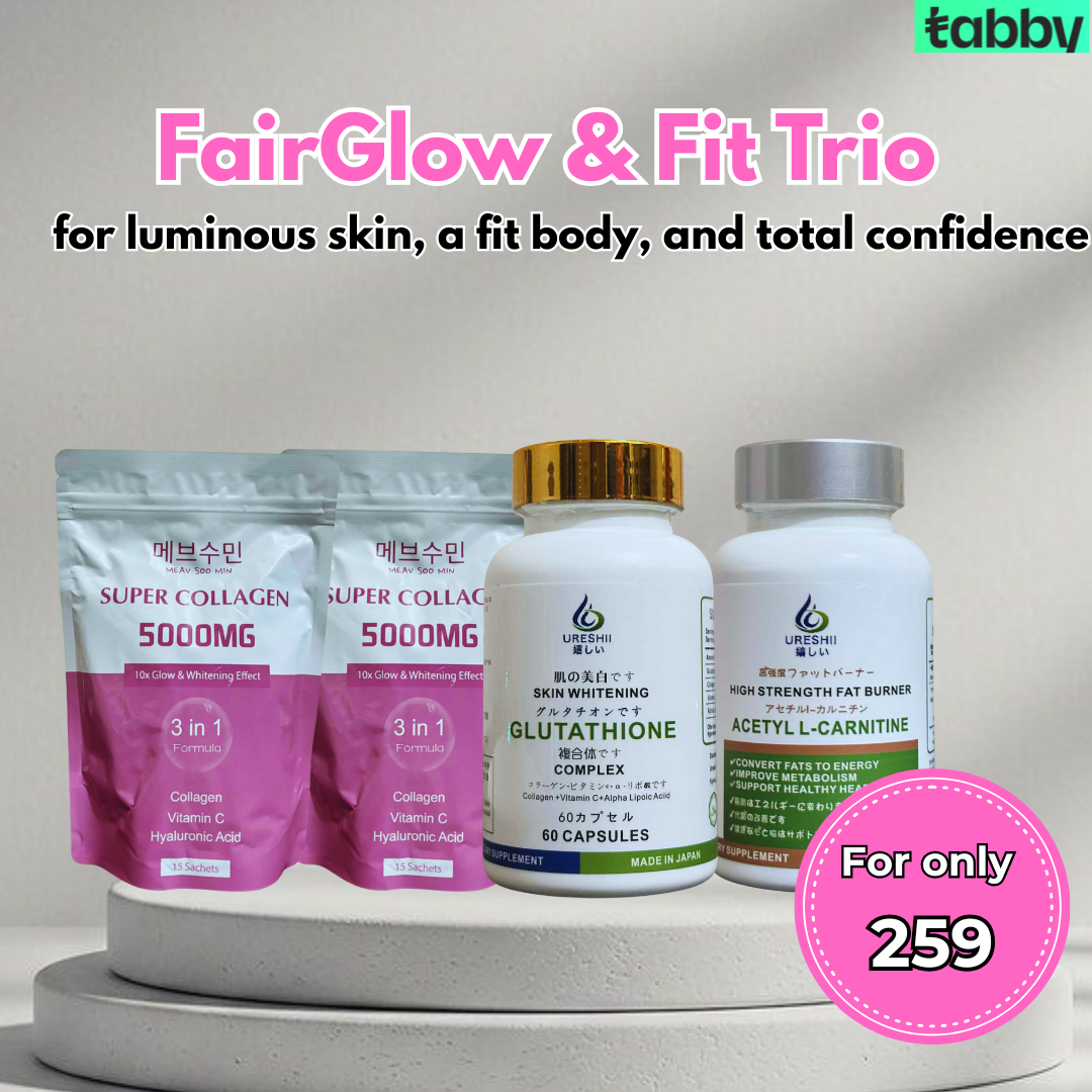 FairGlow & Fit Trio Glow Skin Slim Support – Ideal Beauty Deals